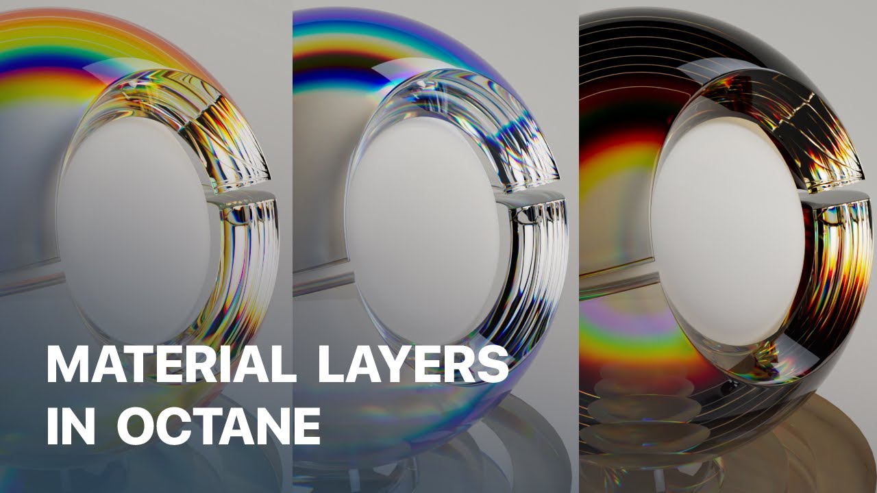 Dispersion And More Using Material Layers in Octane Renderer. - YouTube