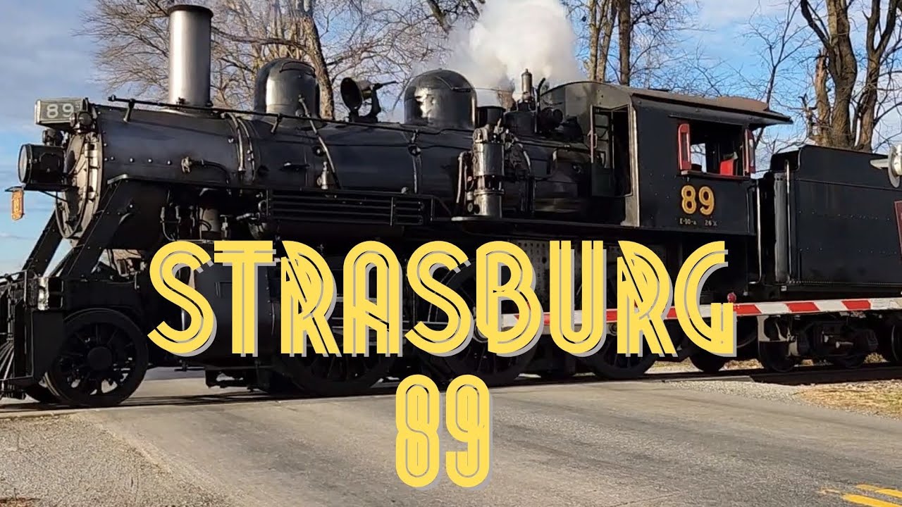 Strasburg 89 on a Sunday Afternoon + Horse and Buggy Convoy - YouTube