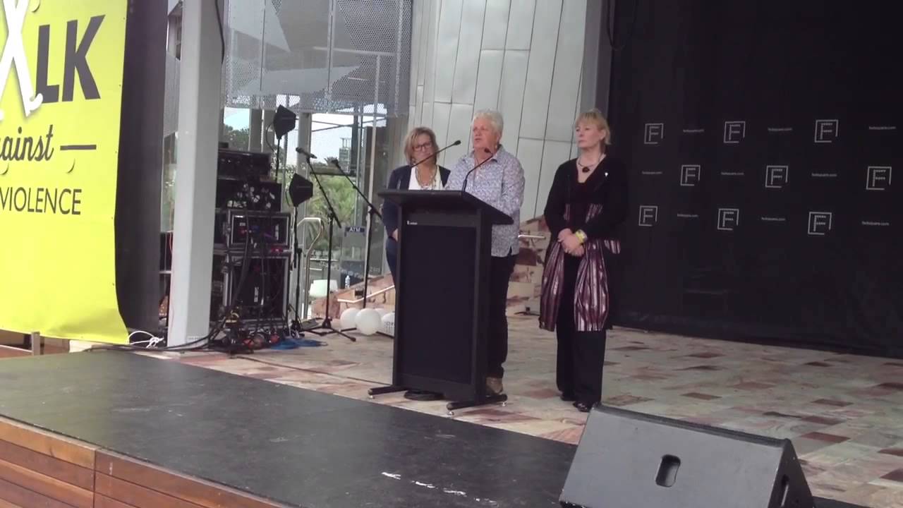 Dr Chris Atmore speaks at White Ribbon Day - YouTube