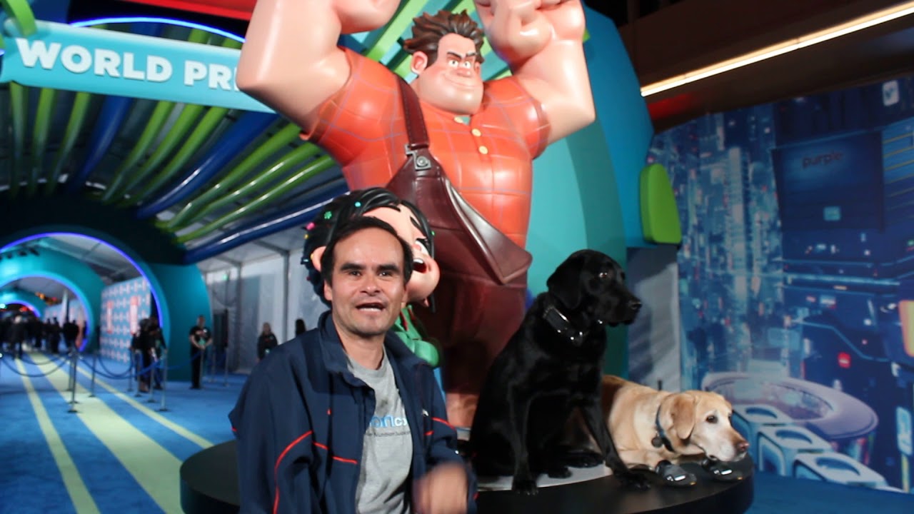 Alfonso de Elias: arrives to Ralph Breaks The Internet Premiere in ...