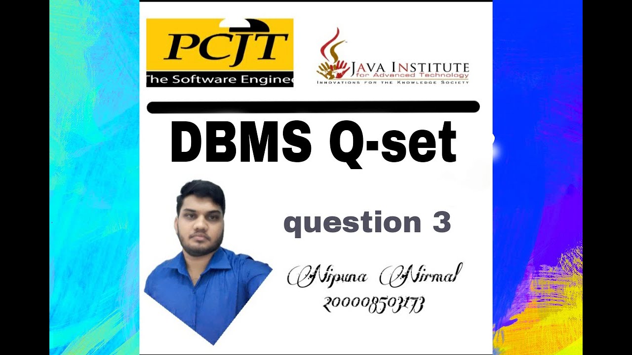 DBMS Question 50 | Task 03 - YouTube