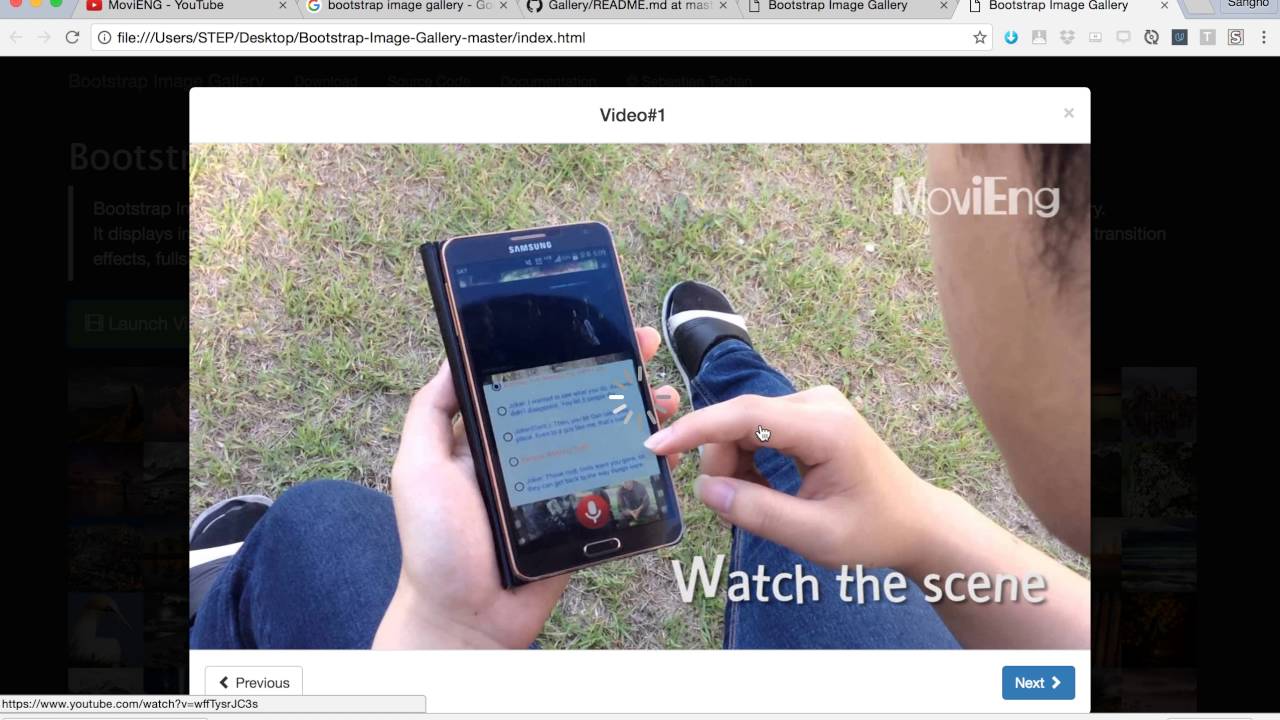 How to use Bootstrap Video Gallery - YouTube