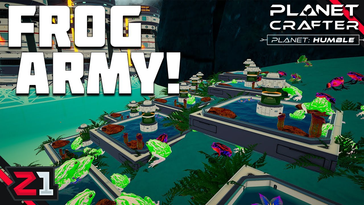 I Created A FROG ARMY To Raise Our ANIMAL Stats! The Planet Crafter ...