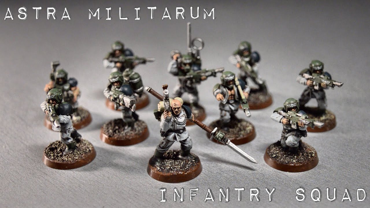Astra Militarum Infantry Squad (Сборка армии Имперской Гвардии ...
