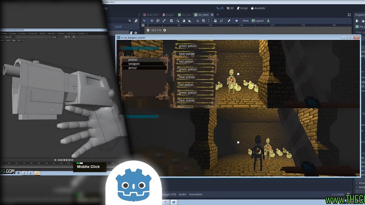 Modular Weapons / Multi Rig Animations in Godot / RTAG rise is back on ...