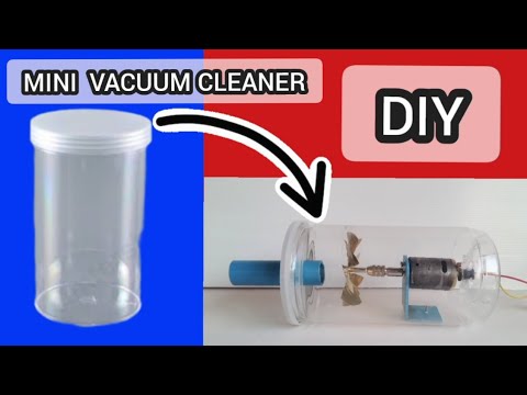 เครื่องดูดฝุ่น Diy /Mini Vacuum Cleaner. - YouTube