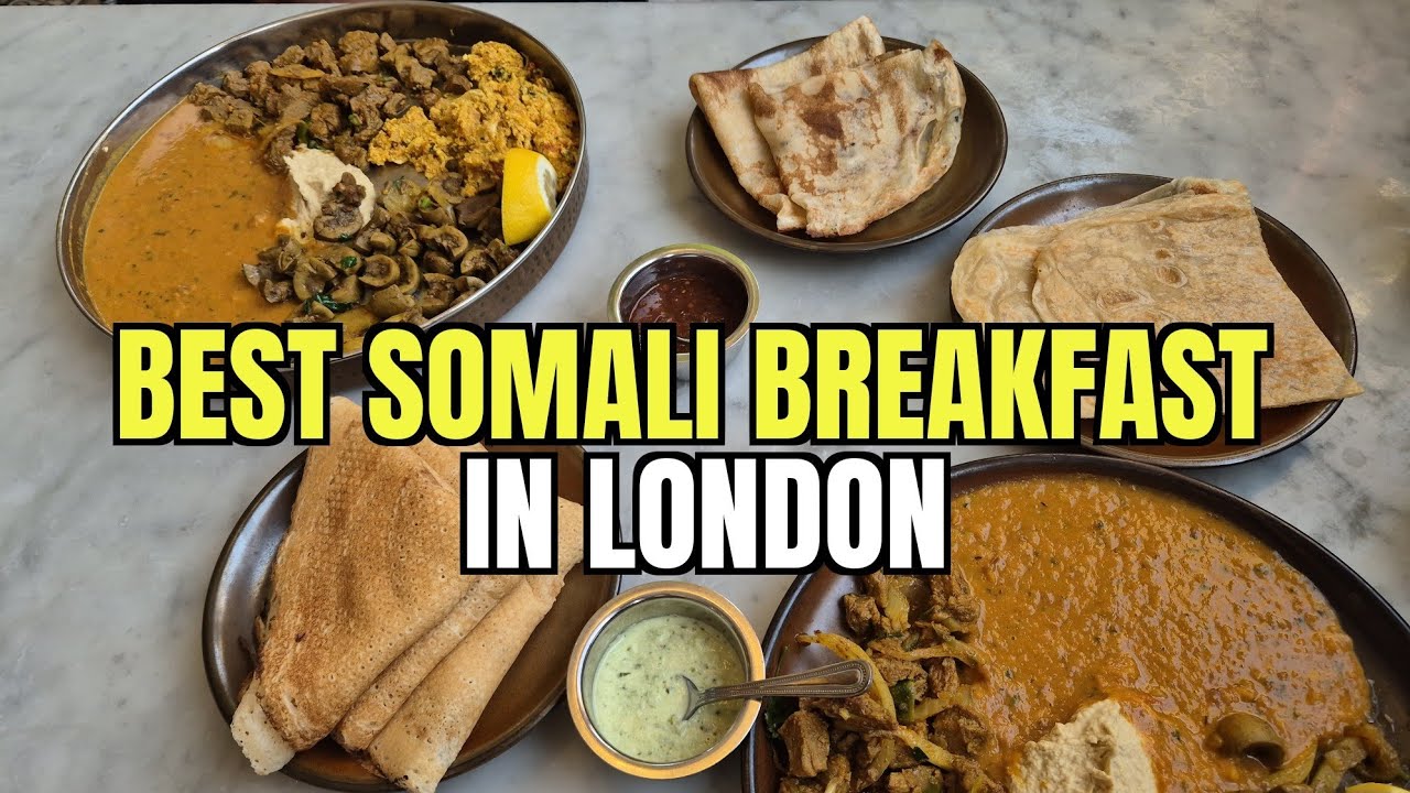 THE BEST SOMALI BREAKFAST IN LONDON! | SABIIB Somali Restaurant (Acton ...