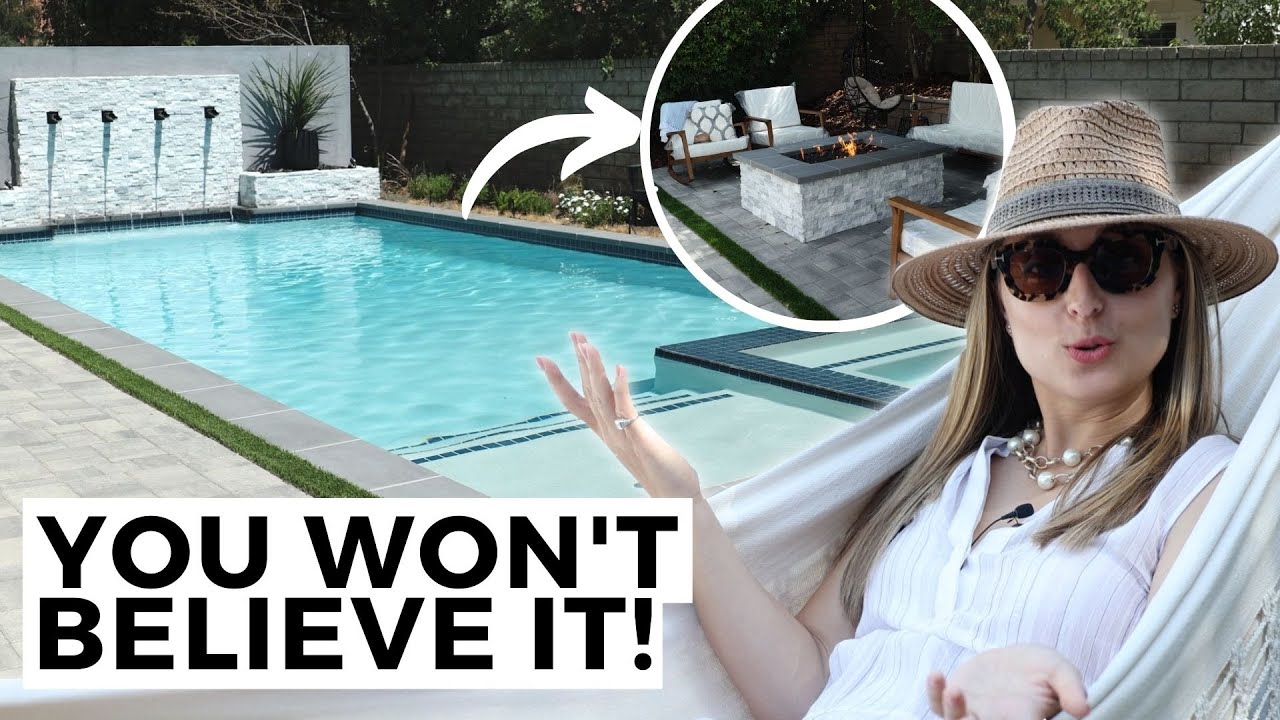 Luxurious Backyard Pool - YouTube