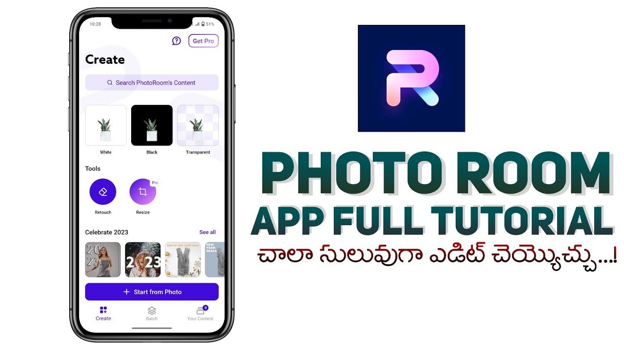 Photo Room App Full Tutorial | How To Edit A Photo In Photo Room App ...