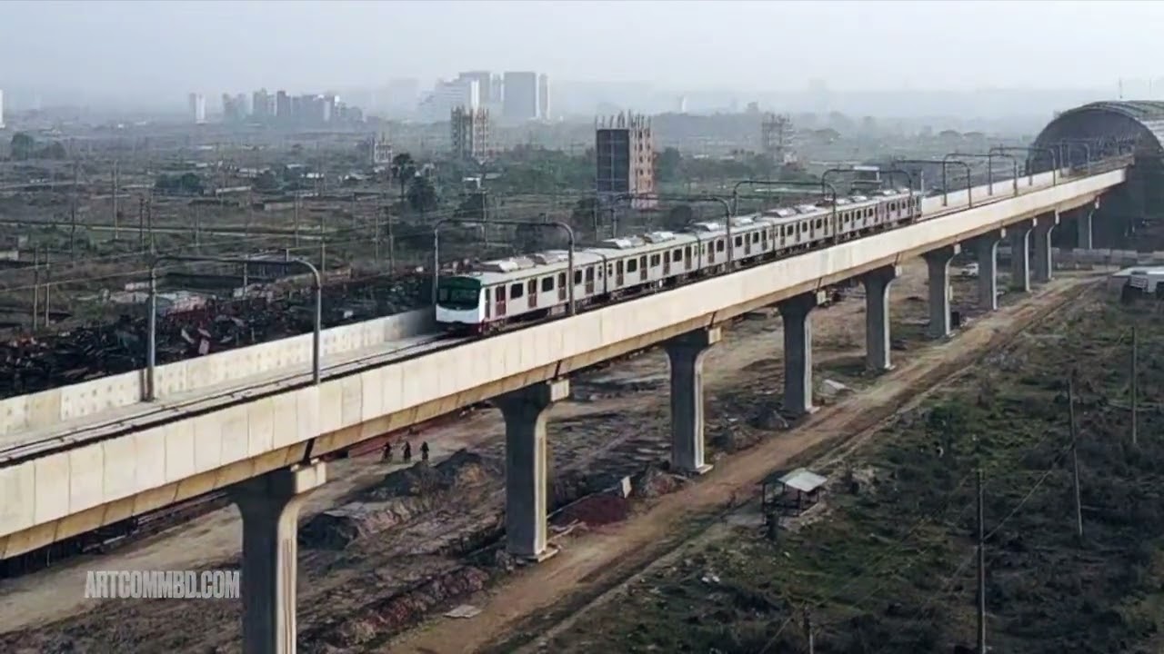 Dhaka Metro Rail Stock Footage - YouTube