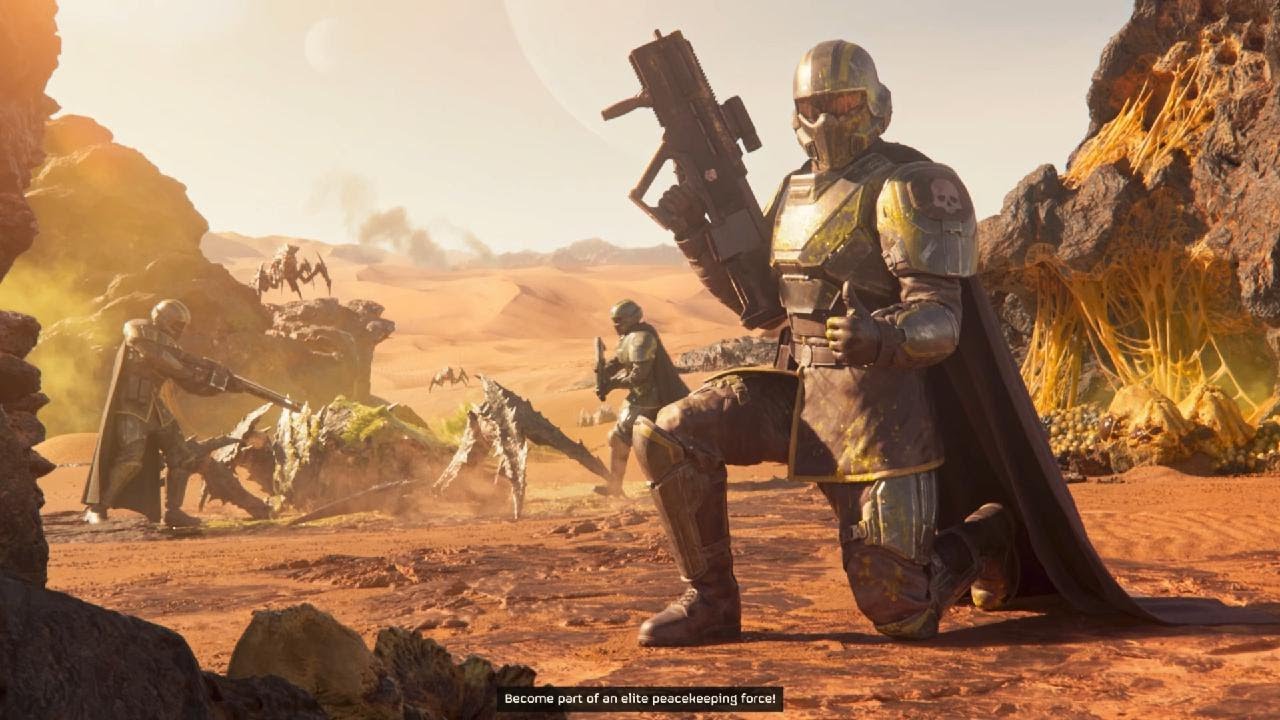 Super Earth Ministry of Truth (Helldivers 2 Intro 4K) - YouTube