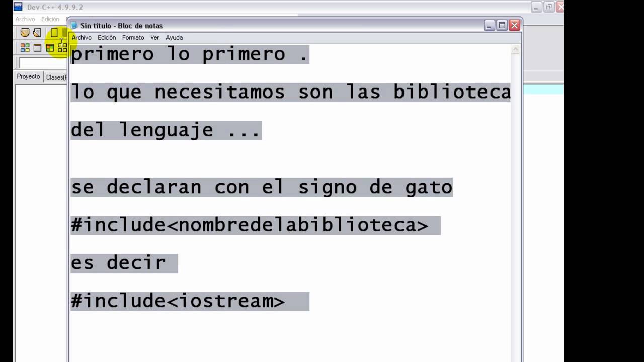 crear un vector en dev-c++ 1/4 - YouTube