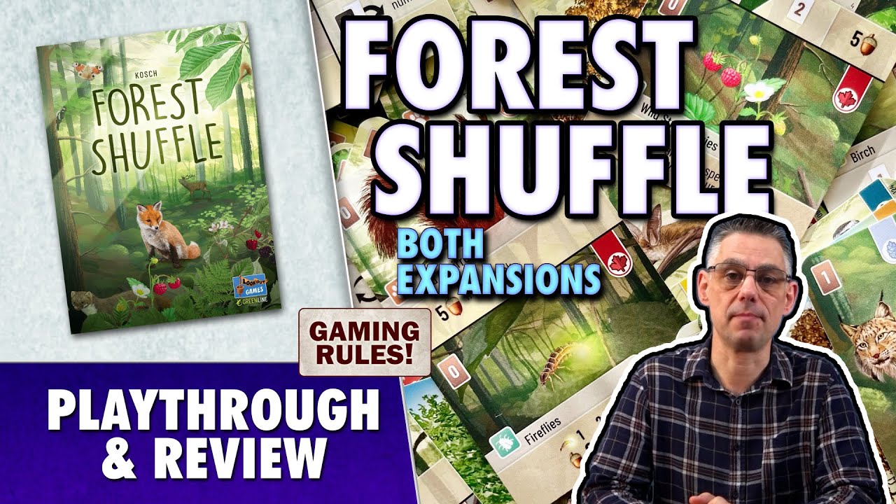 Forest Shuffle with two expansions: Playthrough, & Review - YouTube