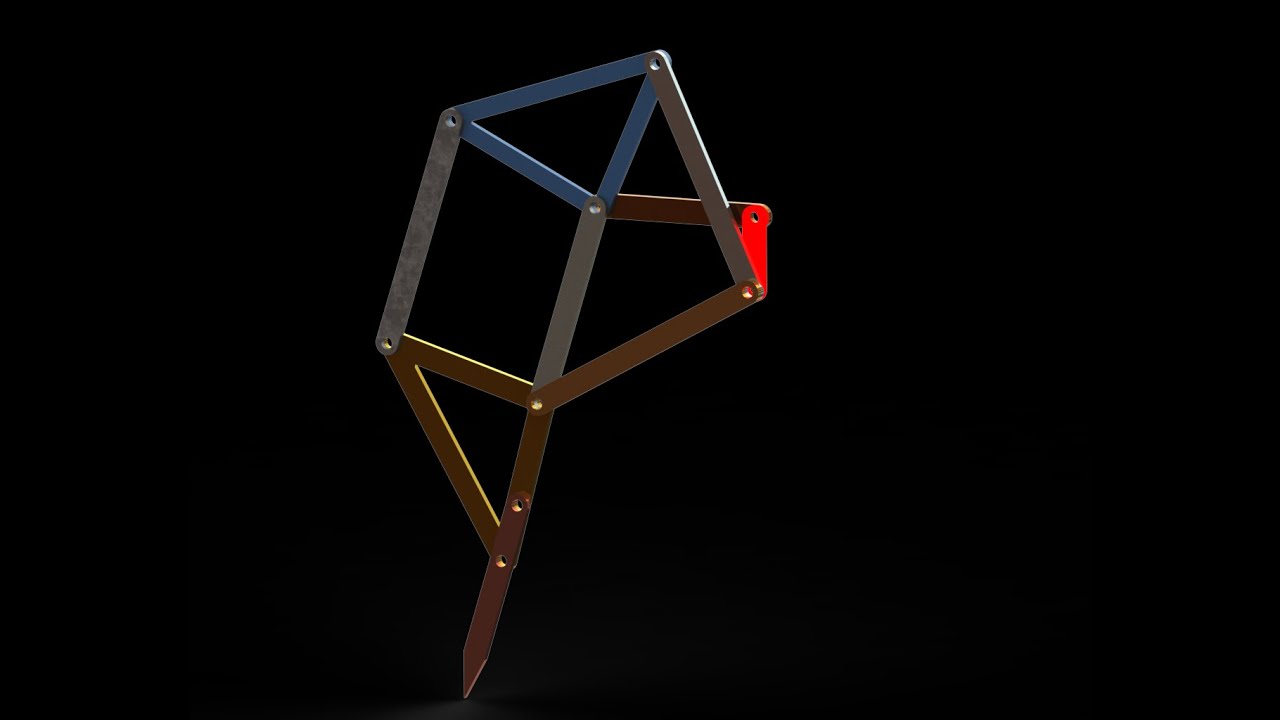 Theo Jansen Strandbeest Walking Mechanism - YouTube