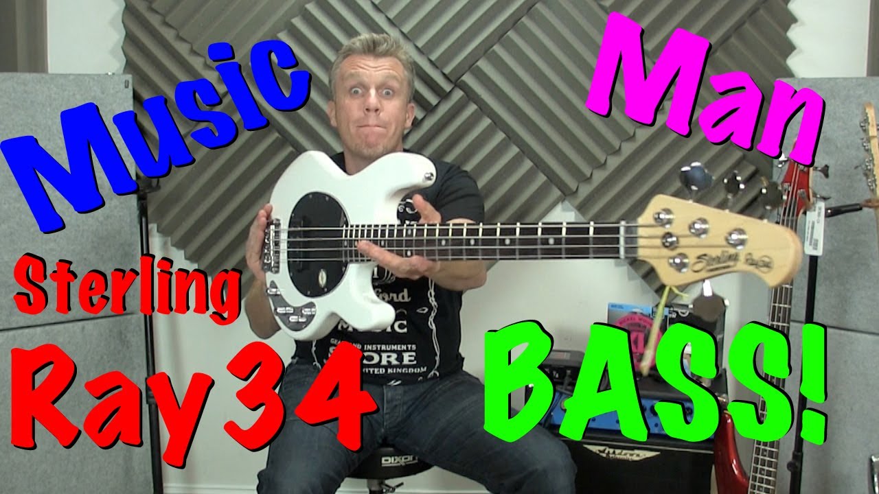 Music Man Sting Ray Sterling Ray 34 Demo/Review - YouTube
