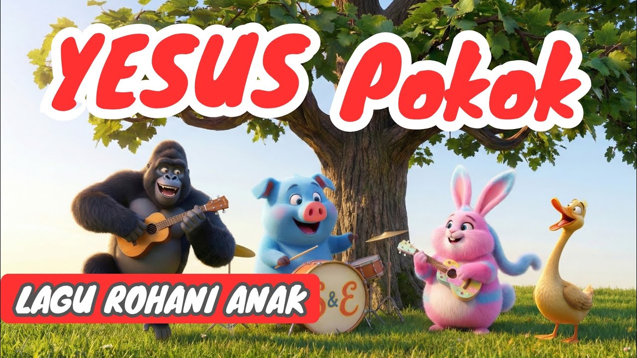 Yesus Pokok 🍇 Lagu Rohani Anak Sekolah Minggu (Animasi 3D Ceria & Lirik ...