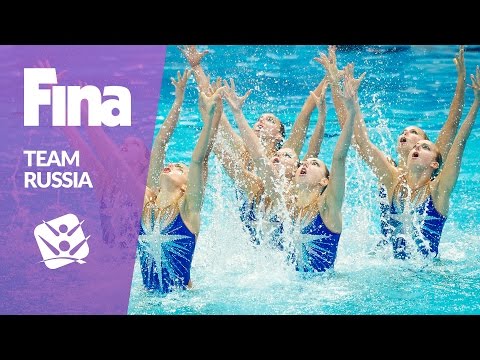Team Russia - The golden team in Synchronised Swimming