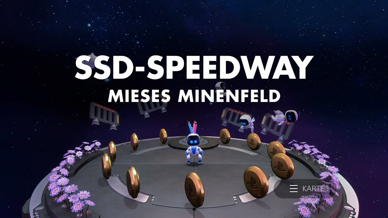 [08] Astro's Playroom: SSD Speedway - Mieses Minenfeld [PS5 ...