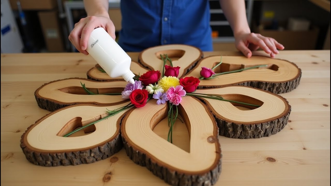 From Twisted Wood to Masterpiece: Layered Epoxy Encasing Eternal Roses ...