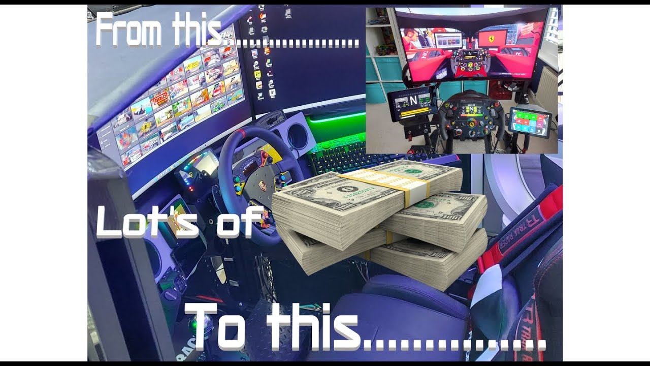 Sim Rig Update with inverted pedals - YouTube