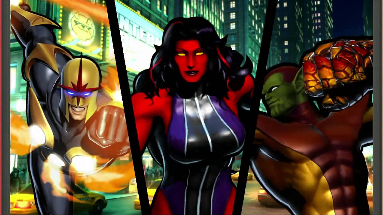(request) Ultimate Marvel vs Capcom 3 playthrough_Nova/She-Hulk/Super ...