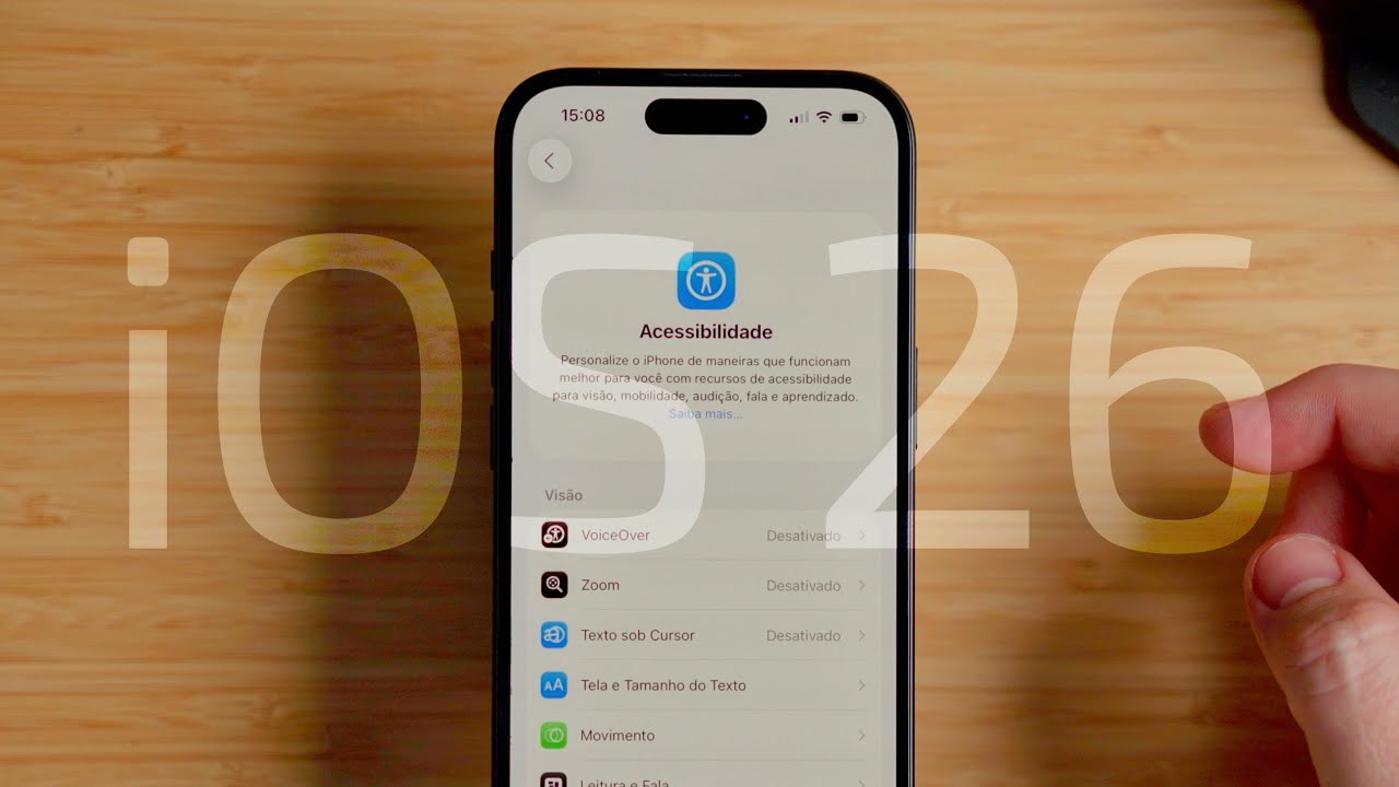 Os vários avanços do iOS 26 em Acessibilidade! - YouTube