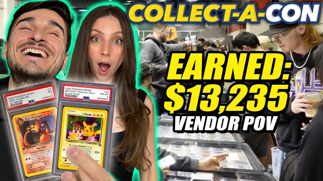 This Pokemon card show was AMAZING! | Chicago Collectacon Day 2 Vendor ...