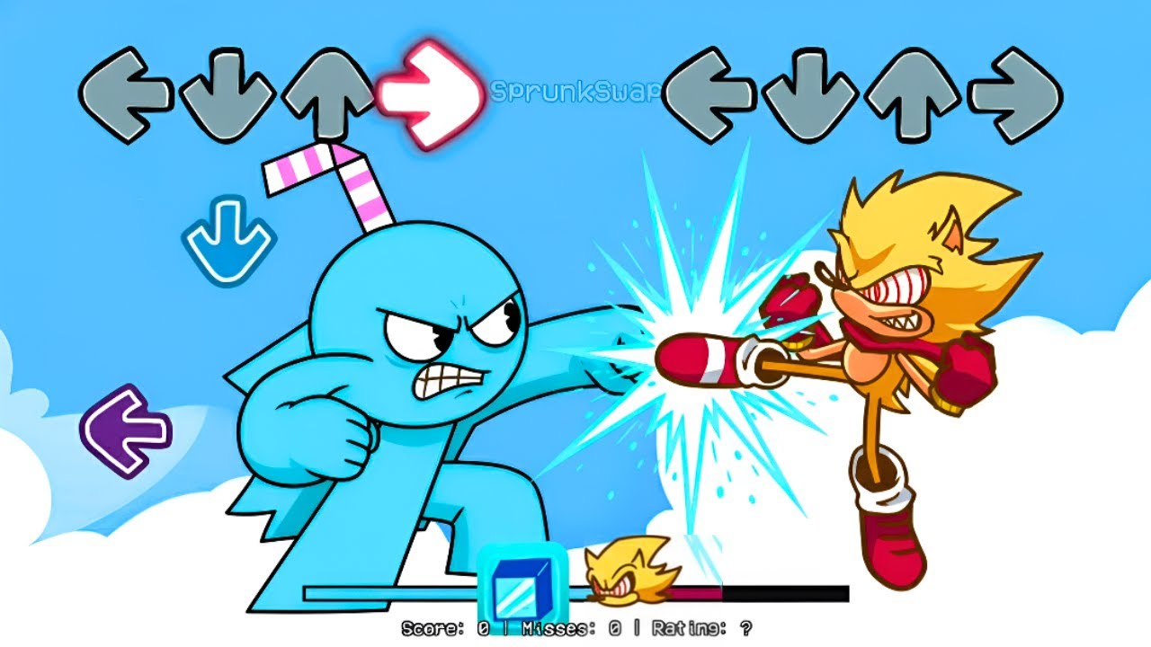 FNF Sonic All PHASES VS Sprunki OC All Phases Sings Pony Girl | Bluey ...