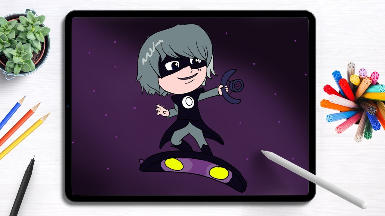 LUNA GIRL PJ Masks Coloring Pages | Neoni - Haunted House [NCS Release ...