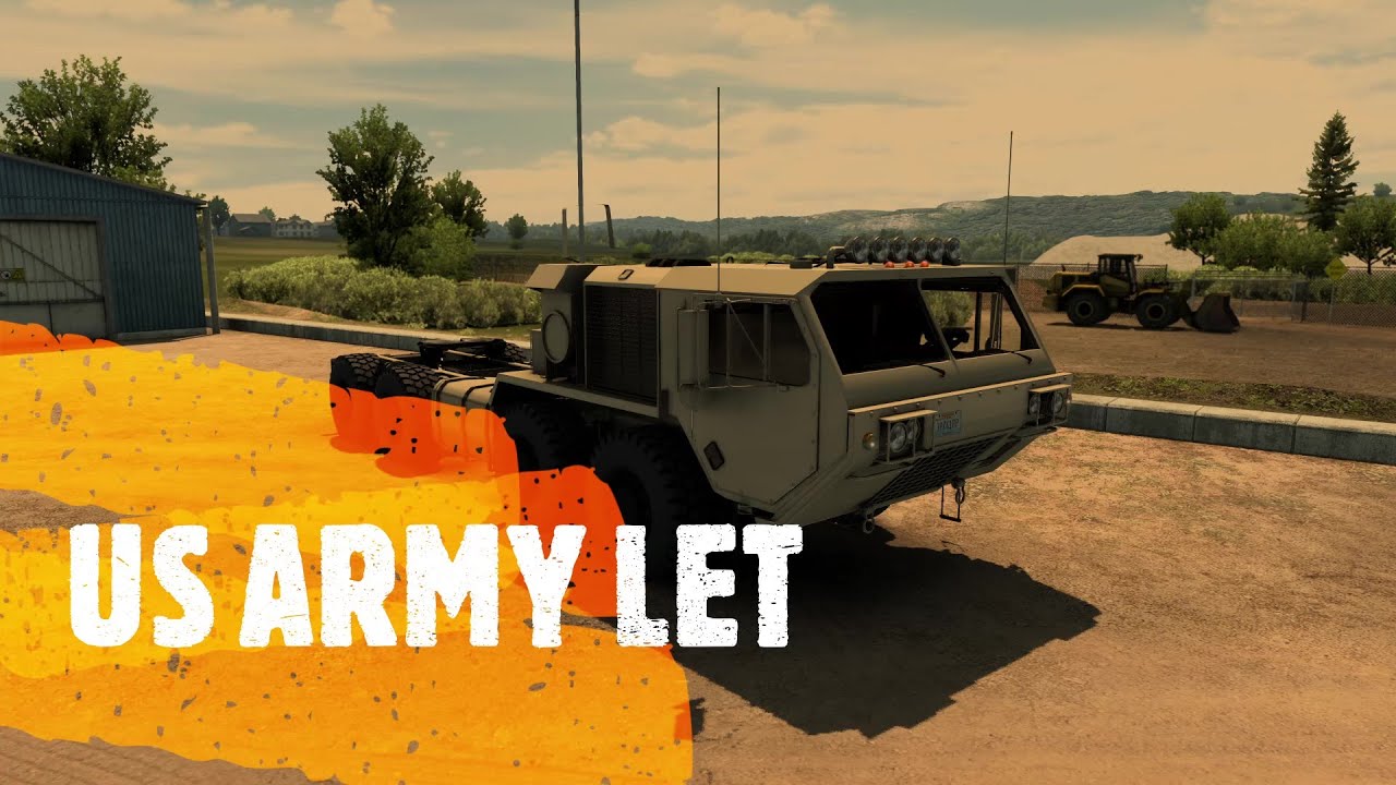 American Truck Simulator Mod Review: The US ARMY LET! - YouTube