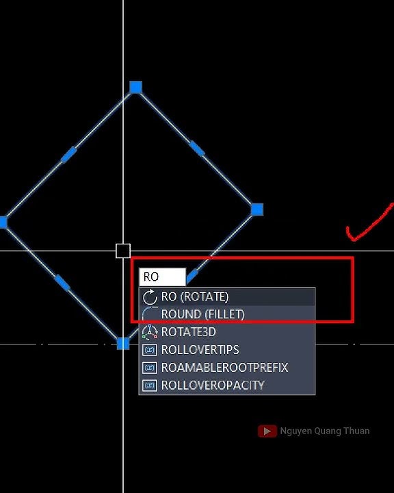 Xoay Đối Tượng Trong Cad Theo Đường Thẳng Hướng Dẫn Chi Tiết