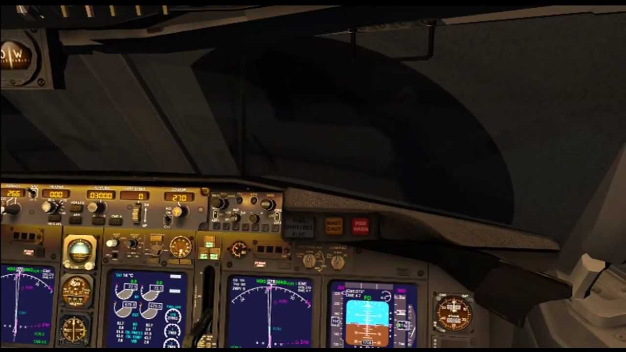 FSX Default 737 - New cockpit preview HD - YouTube