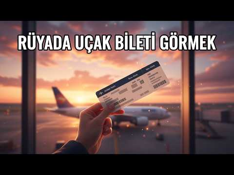 Rüyada Uçak Bileti Görmek