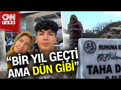 Taha Duymaz ve 2 Kardeşi Enkazın Altında Can Vermişti... Annesi Her Gün Evlatlarının Mezarında...