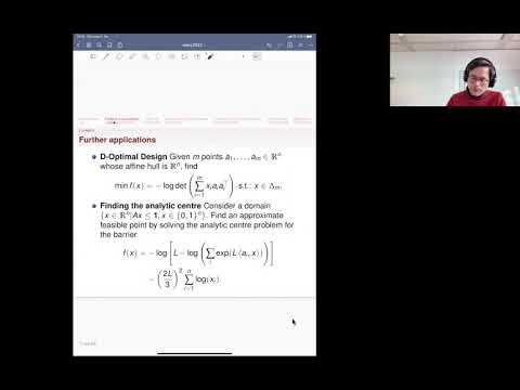 OWOS: Mathias Staudigl - "Generalized Self-Concordant Analysis of Frank-Wolfe Algorithms" - YouTube