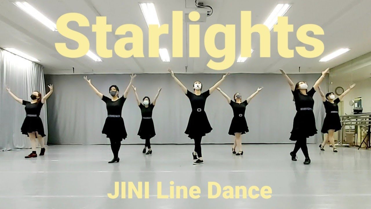 Starlights(Intermediate)-JINI Line Dance - YouTube