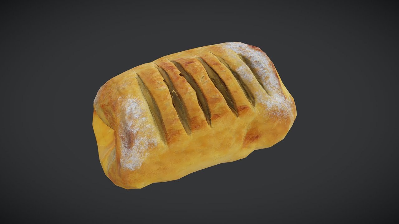 🥐 Pastry 3 – Low Poly PBR 3D Model - YouTube