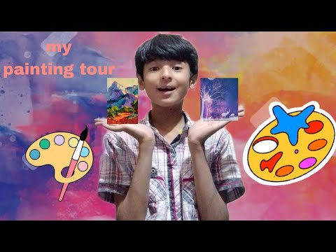 My painting tour | shayan little star channel | - YouTube