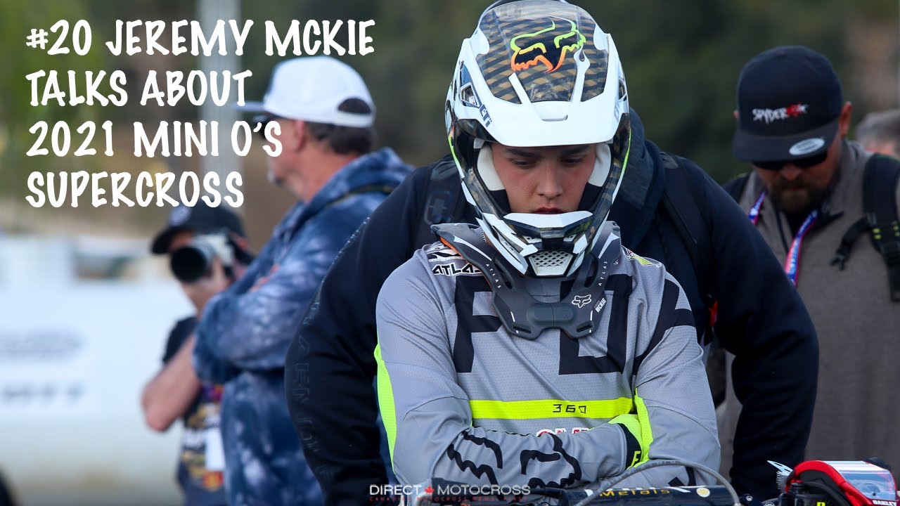 Jeremy McKie Talks about 2021 Mini O's Supercross - YouTube