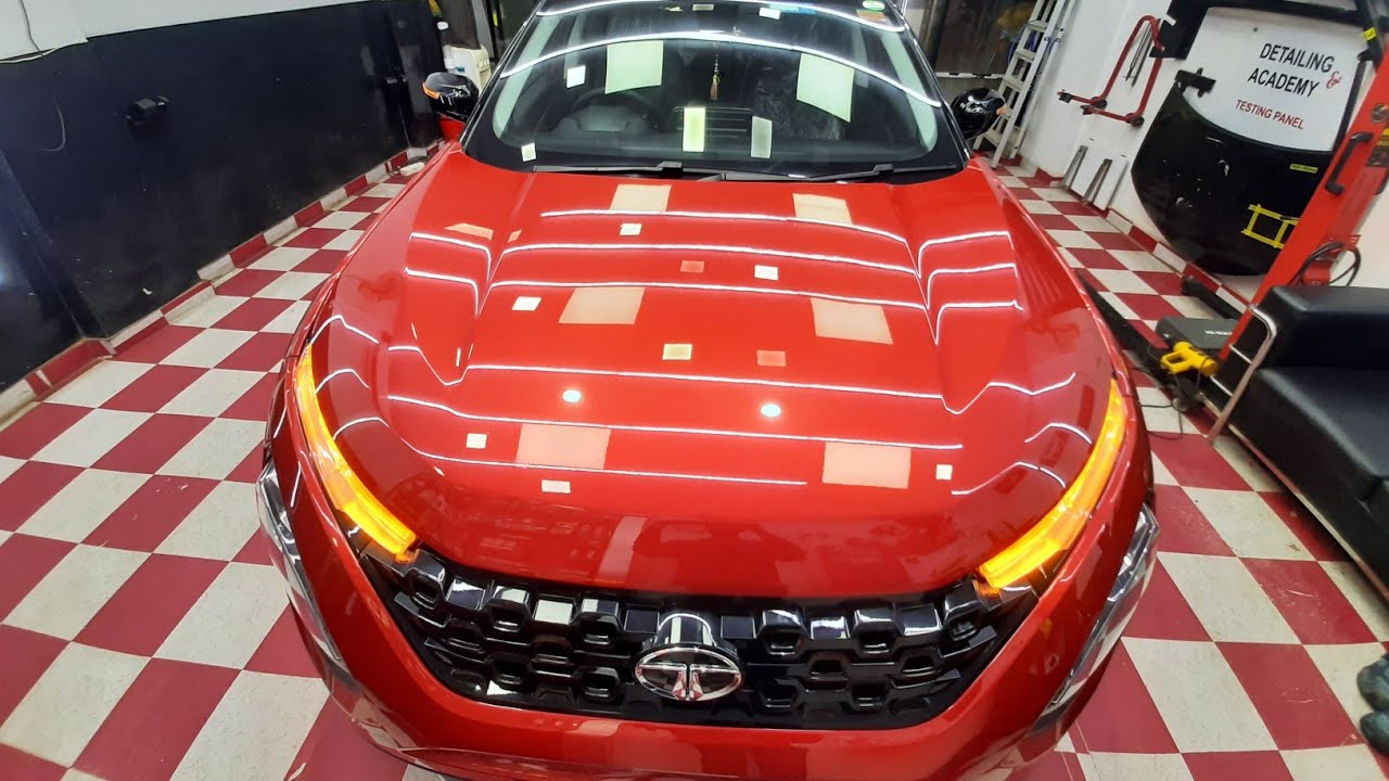 TATA HARRIER || RED TATA HARRIER || FULL CAR PPF - YouTube