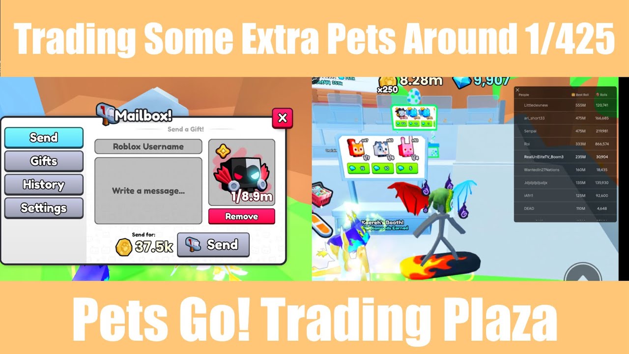 Trading In The Plaza In Pets Go! - YouTube