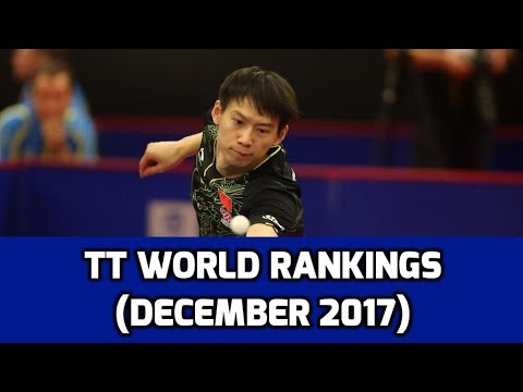 Table Tennis World Rankings | December 2017 - YouTube