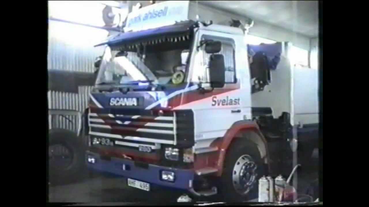 Scania P93 -1991 Svelast Goteborg - YouTube