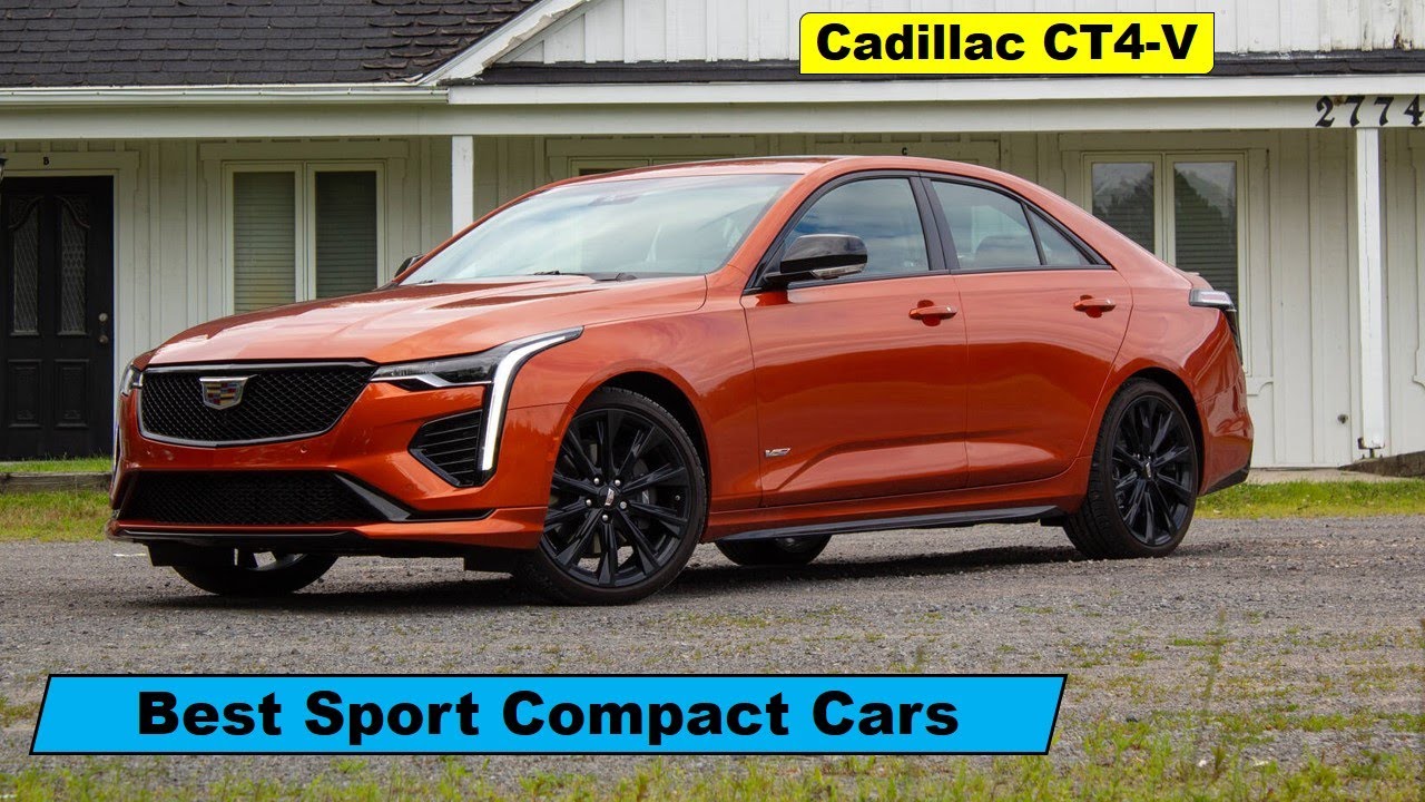 Best Sport Compact Cars for 2024 , 2023 Cadillac CT4 V - YouTube