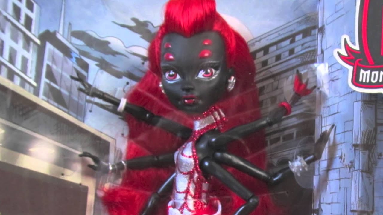 Webarella (Wydowna Spider) In Box! *Monster High Mattel Official* - YouTube