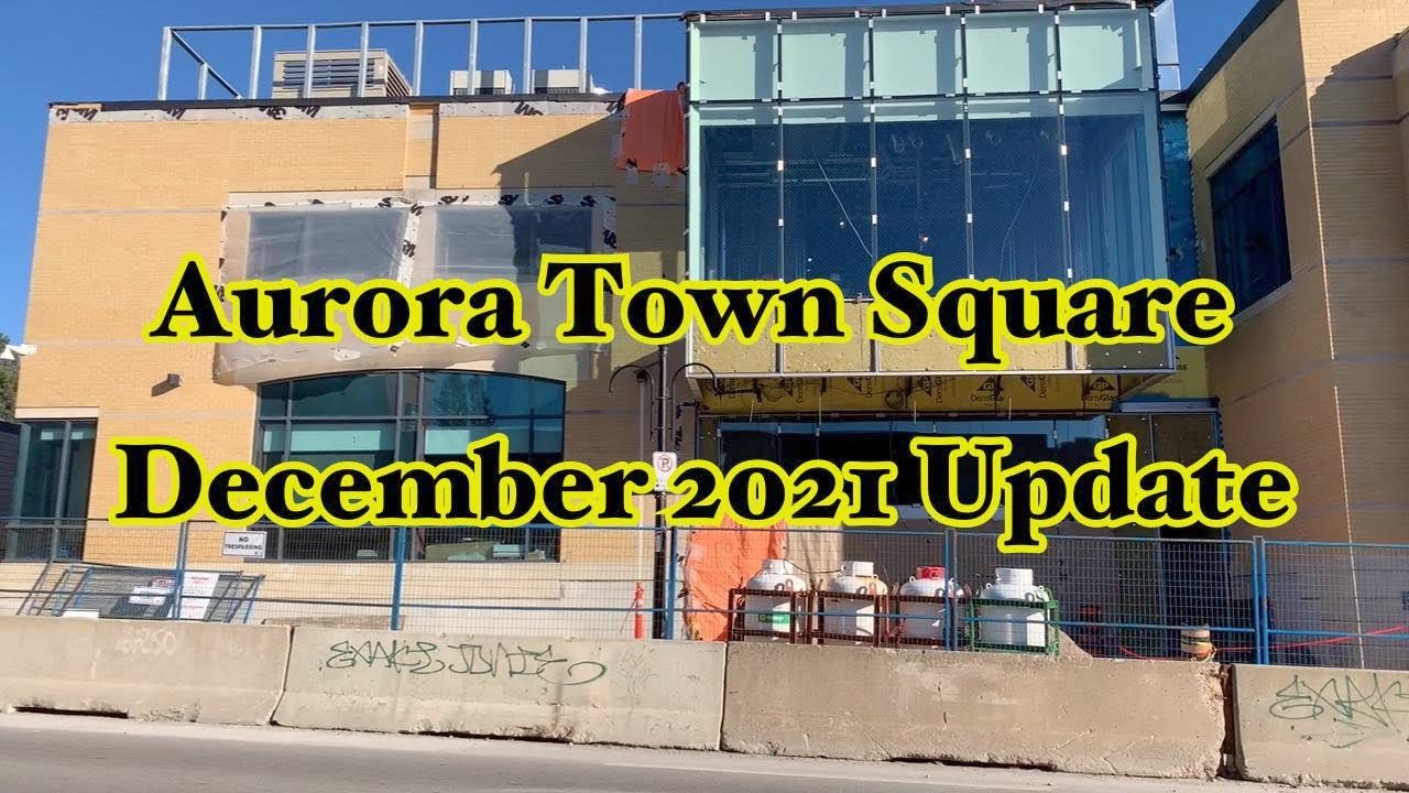 Aurora Town Square December 2021 4K - YouTube