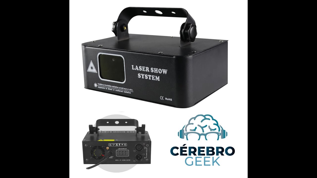 Laser Show RGB 500mw DMX - YouTube