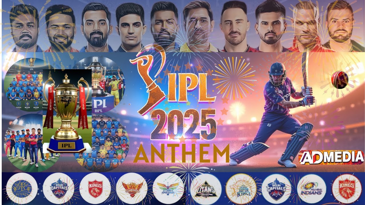 IPL Anthem 2025 |IPL Best Theme Song | Sound of Cricket | Celebrating ...