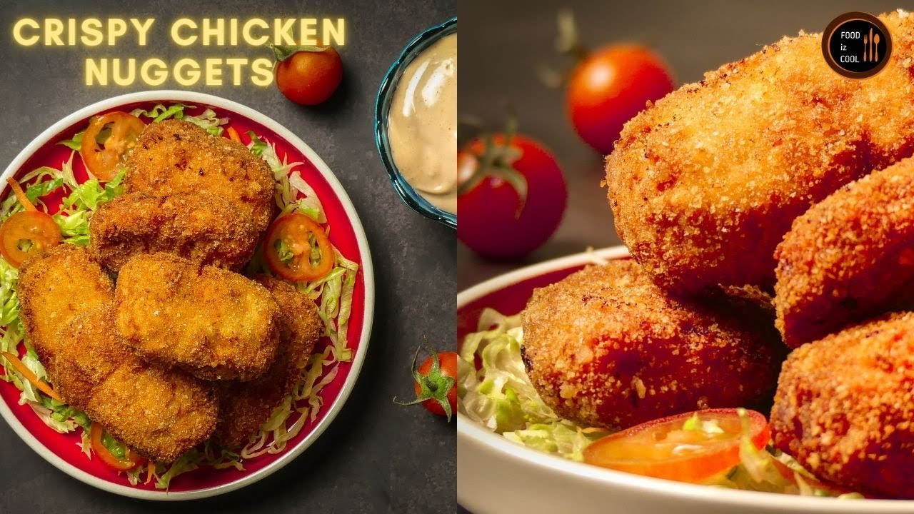 Homemade Chicken Nuggets recipe by Food iz Cool with "Homemade Dip ...