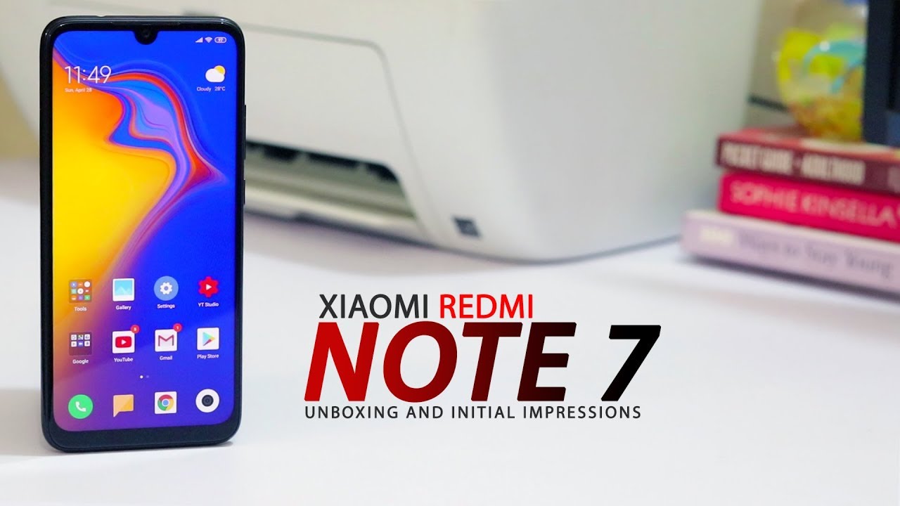 Xiaomi Redmi Note 7 Unboxing and First Impressions - YouTube